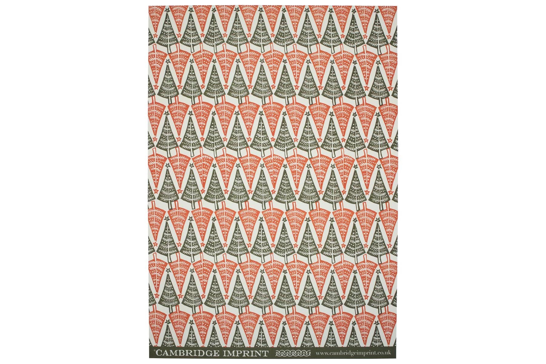 Cambridge Imprint Gift Wrap - Dancing Trees – Flywheel