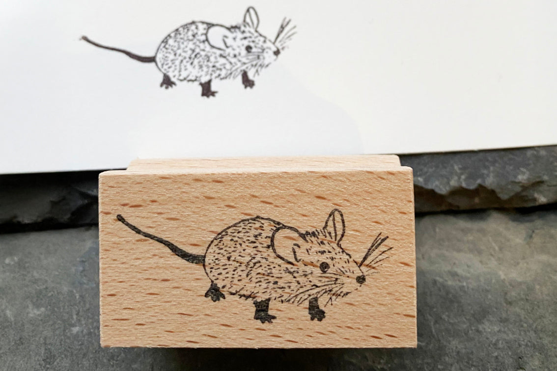 Stempel Jazz Rubber Stamp - Small Mouse – Flywheel