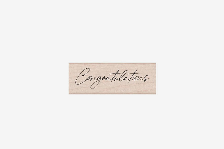 Hero Arts Stamp - Cursive Congratulations – Flywheel
