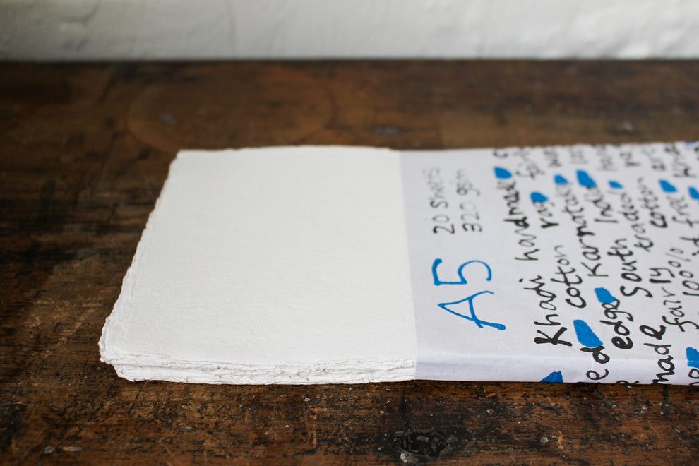 Khadi Handmade Paper 320gsm - A5 – Flywheel
